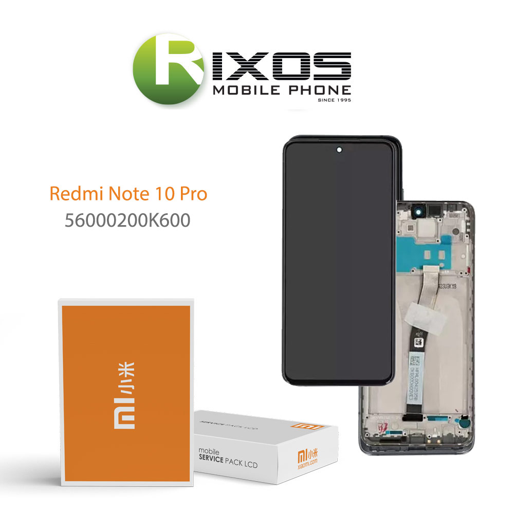 Xiaomi Redmi Note 10 Pro Lcd Display unit complete Tarnish 56000200K600